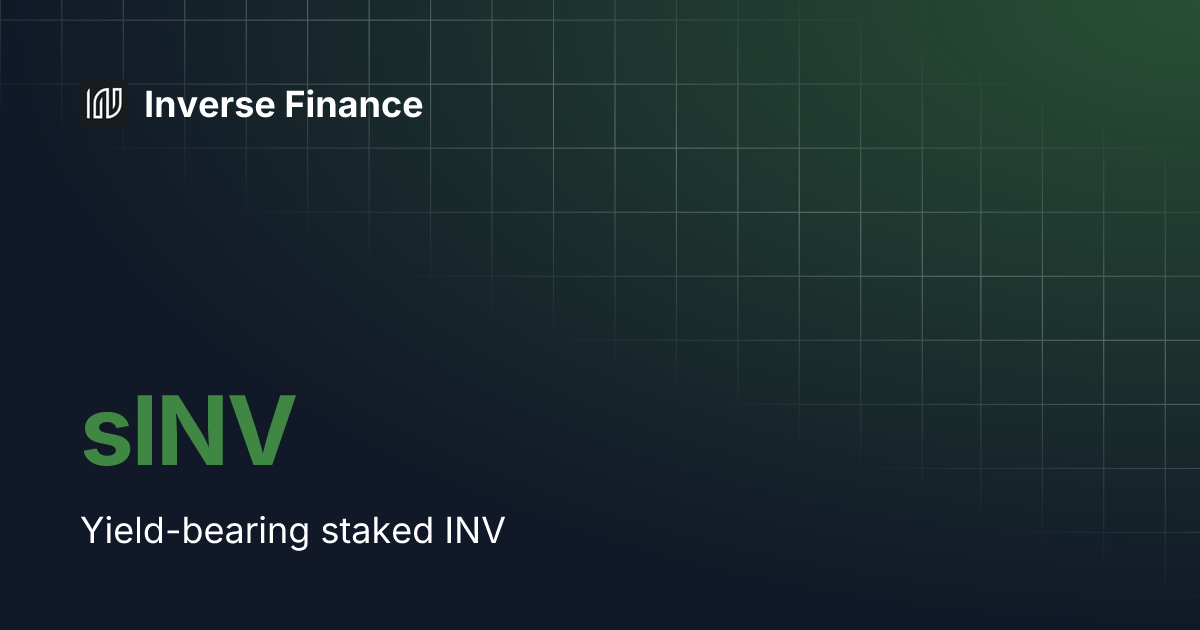 sINV | Inverse Finance
