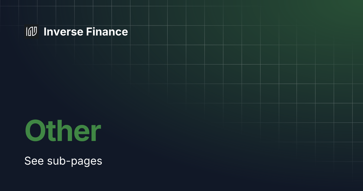 Other | Inverse Finance